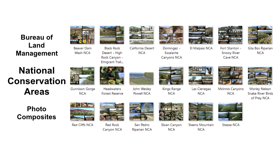 National Landscape Conservation System Areas - American Parklands